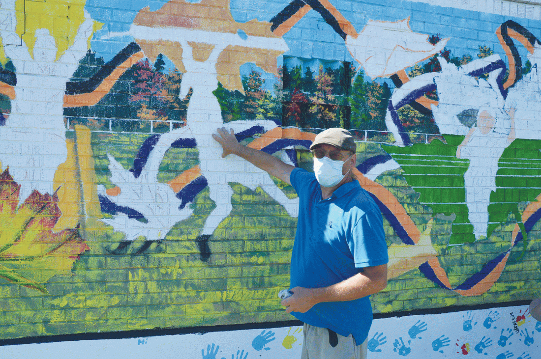 Park mural a real ‘hands-on’ effort | News, Sports, Jobs - Daily Press